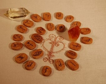 Bone rune set | Etsy