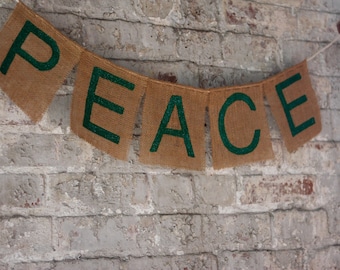 Popular items for Peace Banner on Etsy
