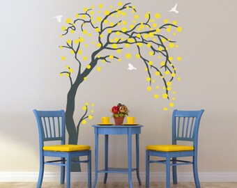 Tree Wall Decal Tree Wall Sticker - Home Decor - Office Wall Decor - T149
