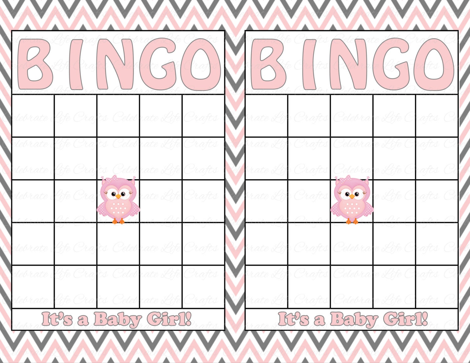 Baby Shower Bingo Printable Free Printable Blank World