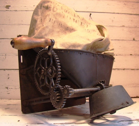 Antique Feed Spreader / Feed Sower / Farm / Barn / Farm Tools