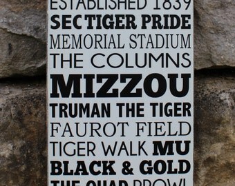 Popular items for mizzou football on Etsy