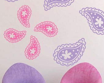 Paisley decals | Etsy