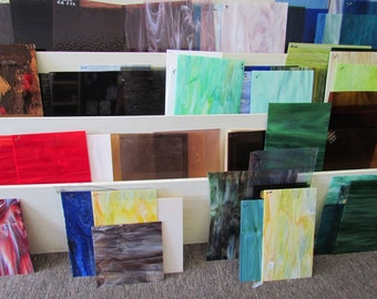 Stained glass sheet | Etsy