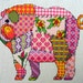 Patchwork Pig Cross Stitch Pattern. Instant PDF download