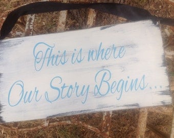 This is where our story begins...shabby chic wedding - HERE comes the ...