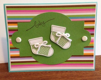 Popular items for handmade baby card on Etsy