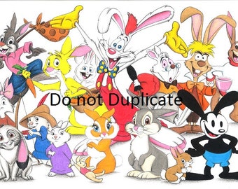 Disney rabbit | Etsy