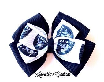 Raiders bows | Etsy