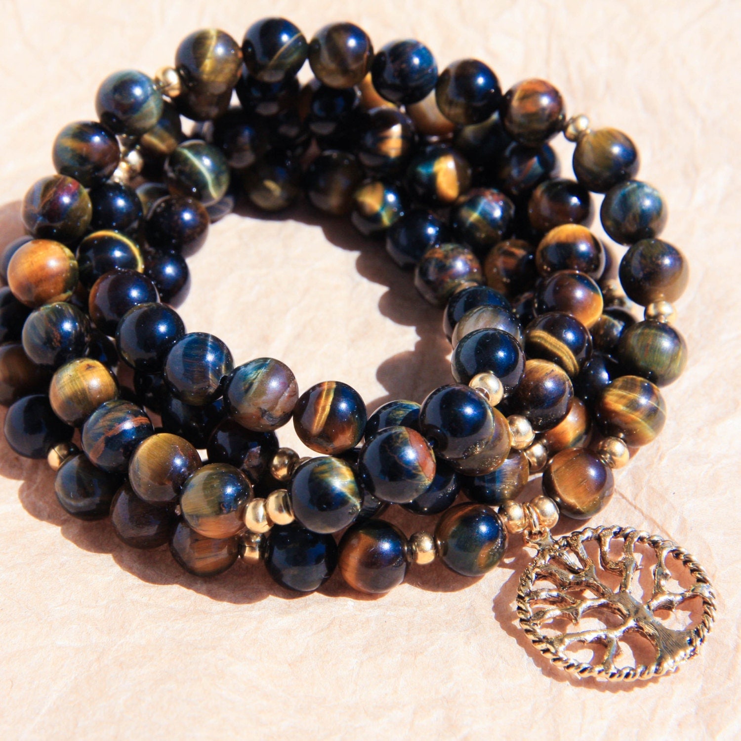 108 Mala Beads Buddhist Prayer Bead Yoga Necklace