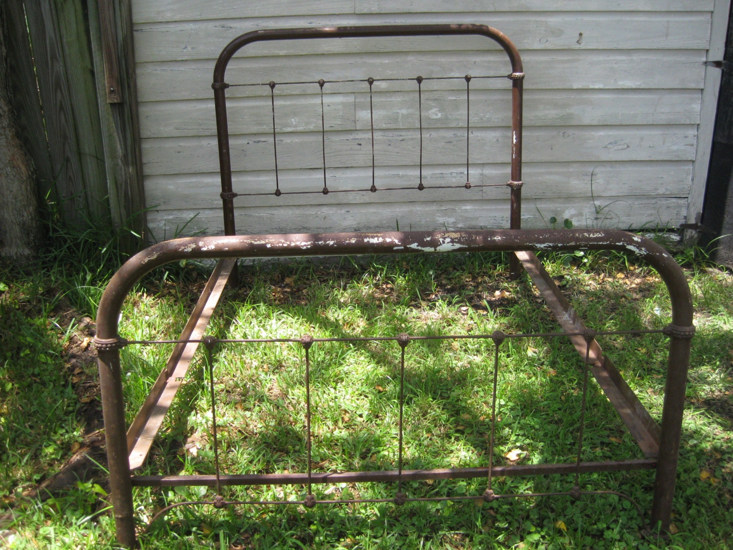 Wonderful Antique Steel Metal Bed that was made in 1909-1920’s. Great ...