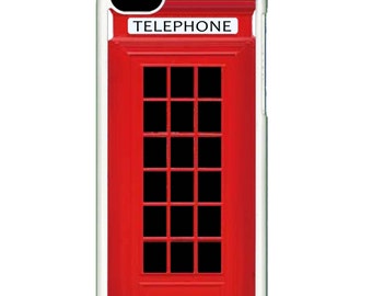 London Red telephone box souvenir illustration Vintage retro art Hard ...
