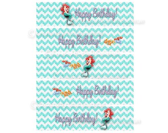 Ariel bottle labels | Etsy