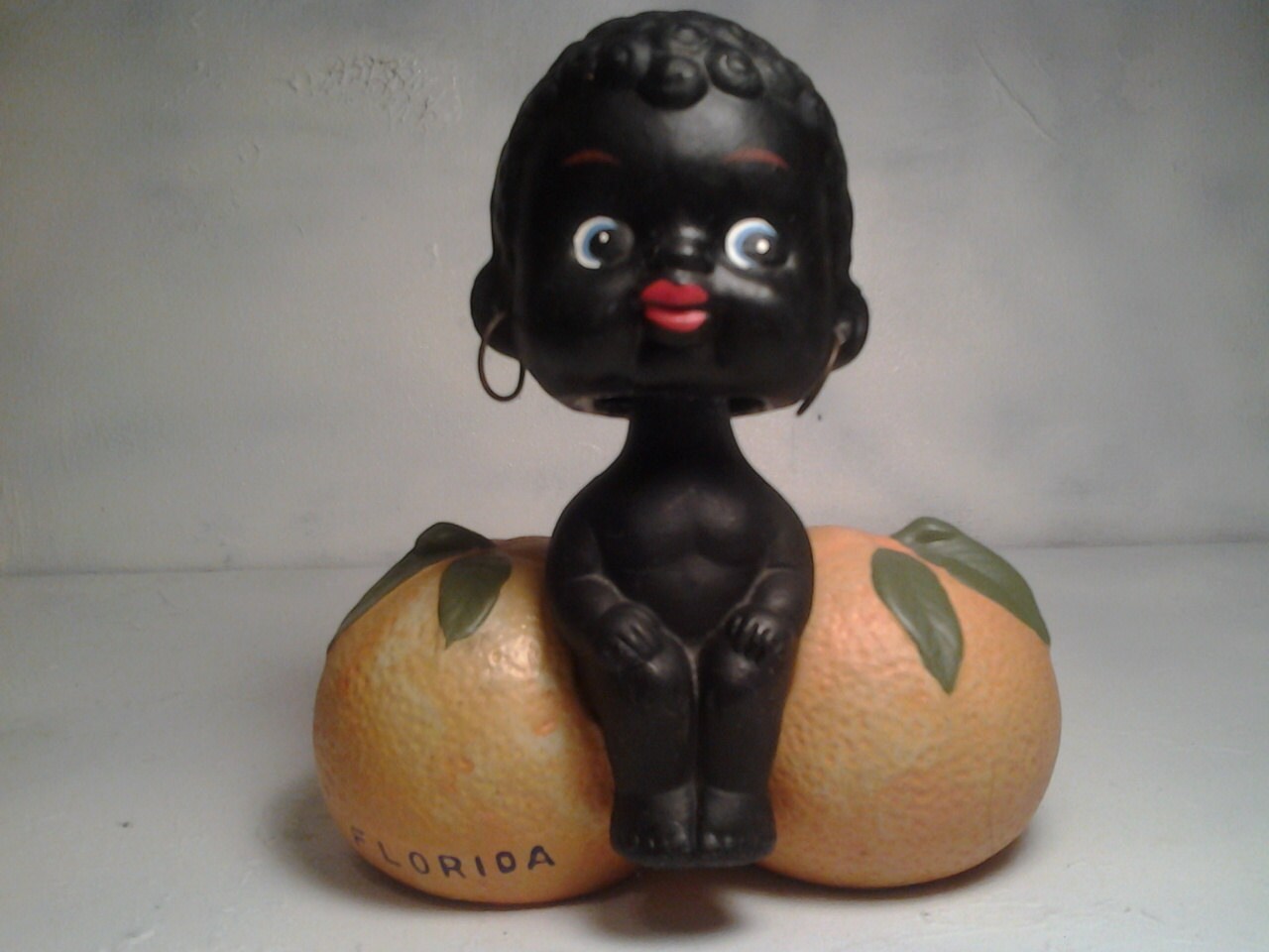 Vintage Kenmar Style Bobble Head Bank. A Fantastic Florida