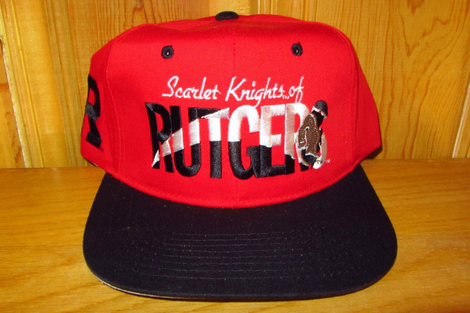 Scarlet Knights of RUTGERS Original Vintage 90s Two Toned Official NCAA ...