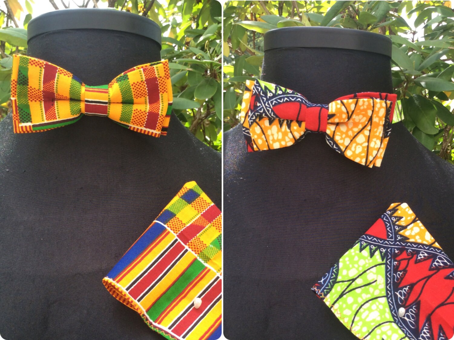 Ankara & Kente bow tie African Bow tie African print bow
