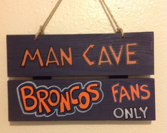Denver broncos sign | Etsy