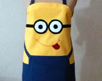 Despicable Me Minions Kitchen Apron One Eye by SosyalTerzi