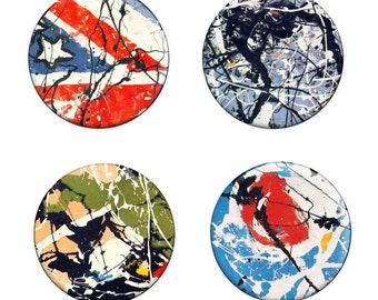 The Stone Roses Drip Art Painting (Jackson Pollock Style) John Squire ...