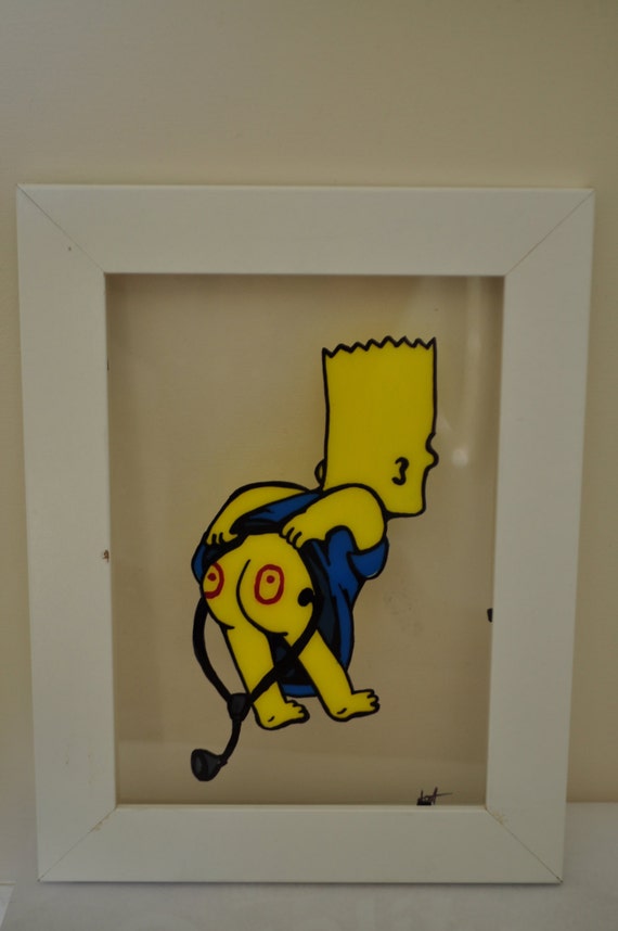 Bart Simpson 'Dr Cheeks' Shadowcaster Painting