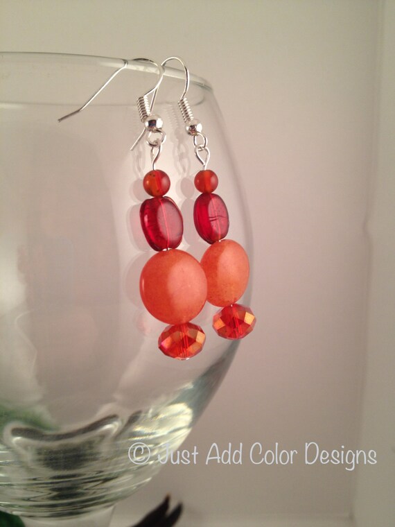 Items similar to Orange & Maroon on Etsy
