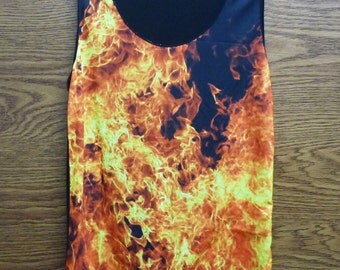 Popular items for fire shirt on Etsy
