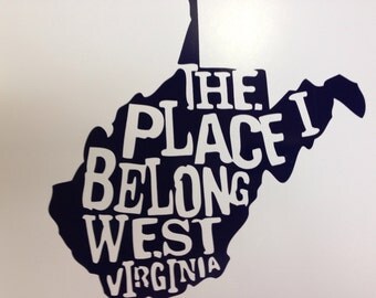 Popular items for wv on Etsy