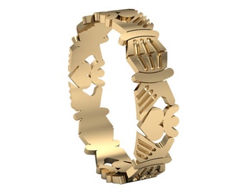 Custom claddagh ring | Etsy