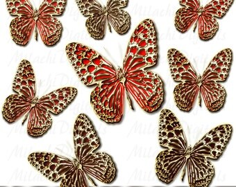 Popular items for clip art butterfly on Etsy