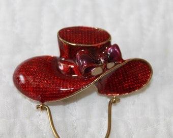 Popular items for vintage red hat on Etsy