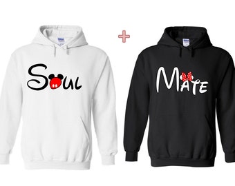 Soul Mate Couple Matching Hoodie.Couple matching Hoodies.Soul.Mate.Love ...