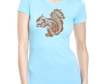 Squirrel shirt | Etsy