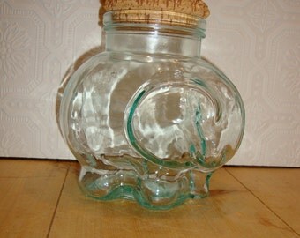 Popular items for elephant jar on Etsy