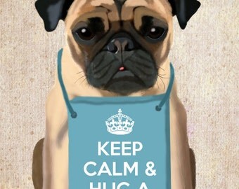 Popular items for hug a pug on Etsy