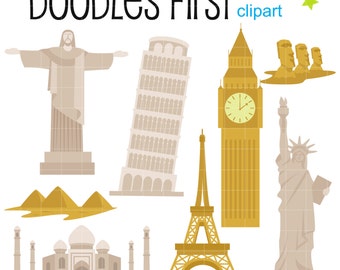 Famous landmarks | Etsy