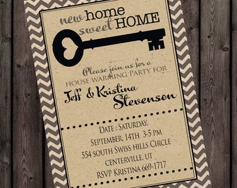 New house invitation | Etsy