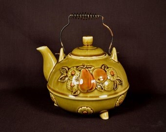 Apple tea kettle | Etsy