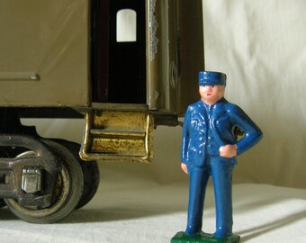 Train Conductor ticket taker Standard Gauge model railroad