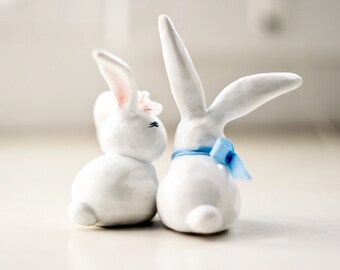 Bunny cake topper | Etsy