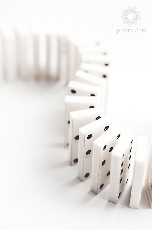 Dominoes trail, domino game pieces 6×9 inches fine art photography ...