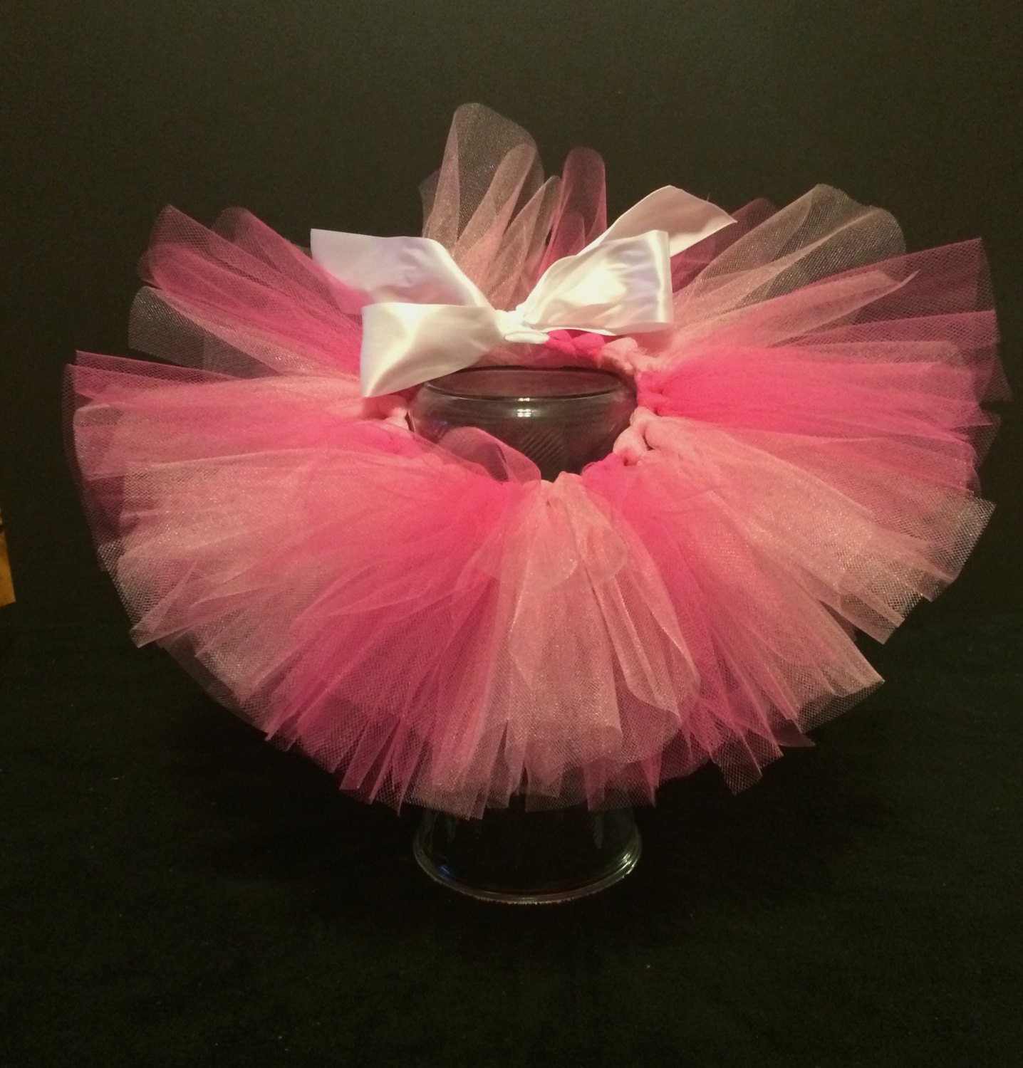 Pink Pink Pink Tutu Hot Pink and Light Pink Tutu by CierrasCorner