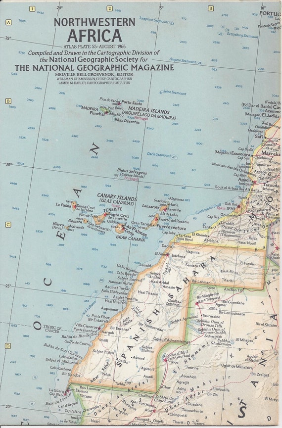 Northwestern Africa Map