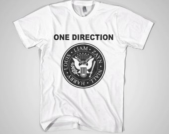 One Direction Shirt Tshirt Clothing Black White For Men Women Unisex 1D ...