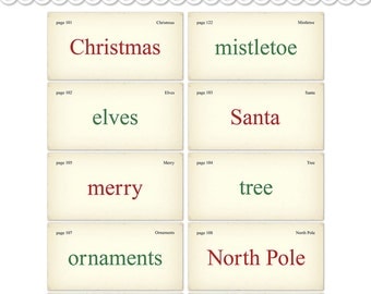Digital Christmas religious vocabulary flash cards / 3