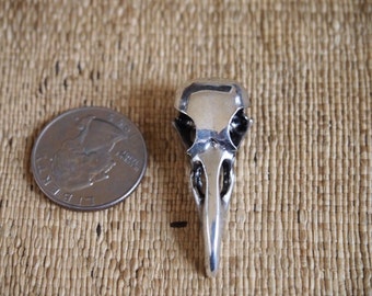 Silver crow | Etsy
