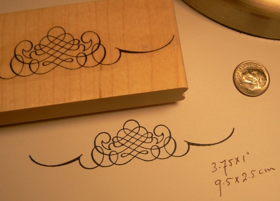 Scroll rubber stamp P3
