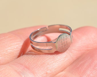 Silver ring blanks | Etsy