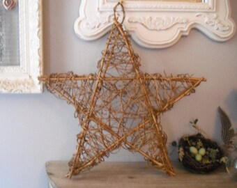 Popular items for grapevine stars on Etsy