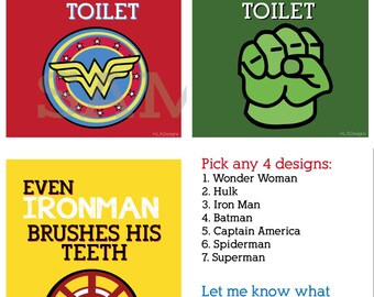 Hulk bathroom | Etsy