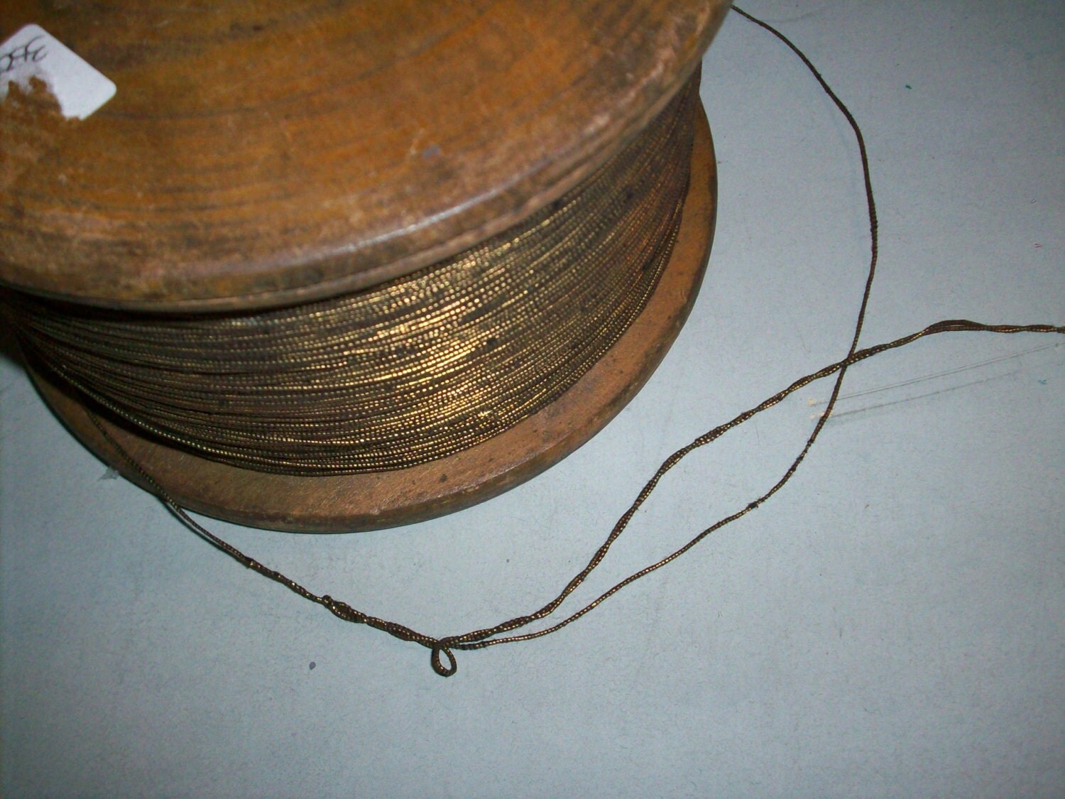 10 yds. of antique dark gold tiny cord french 1900s – Haute Juice